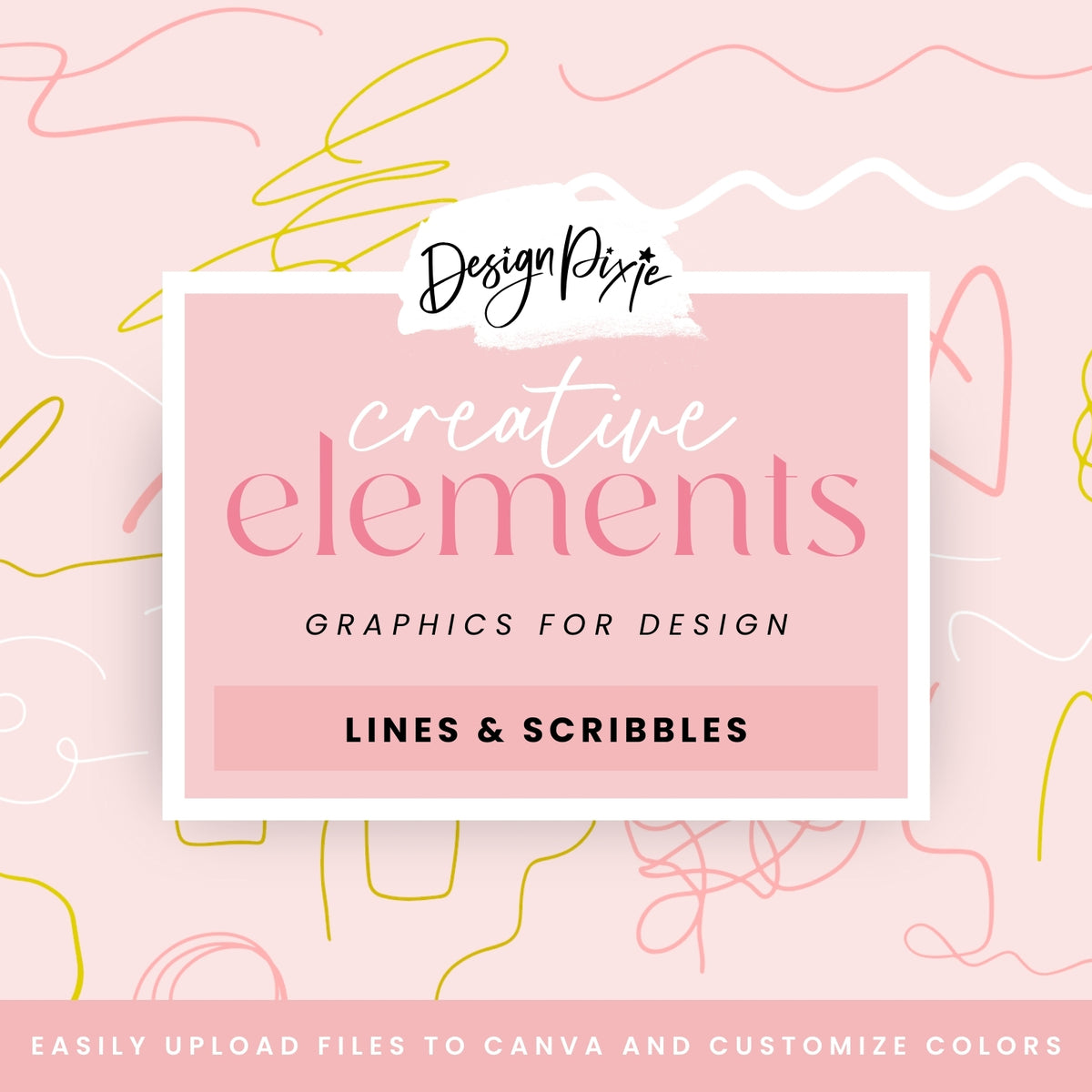 Lines And Scribbles SVG Elements for Canva – Design Pixie