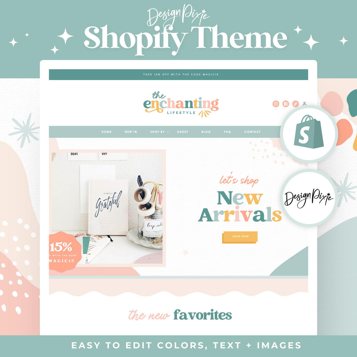 Enchanting Shopify Theme – Design Pixie