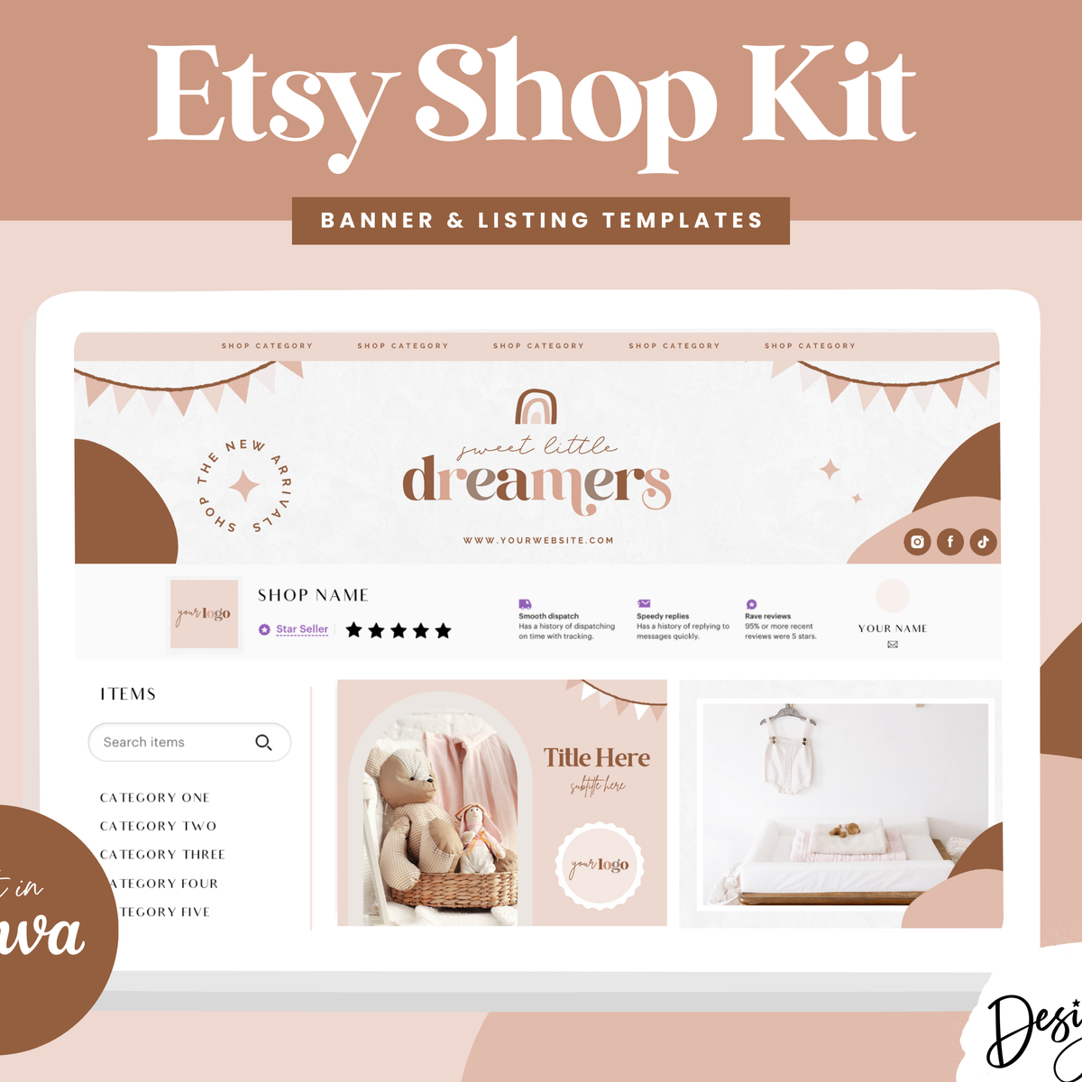 Dreamers Etsy Shop Kit – Design Pixie