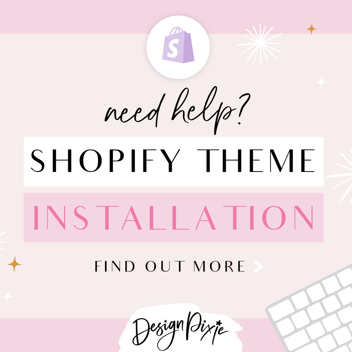 Shopify Theme Installation – Design Pixie