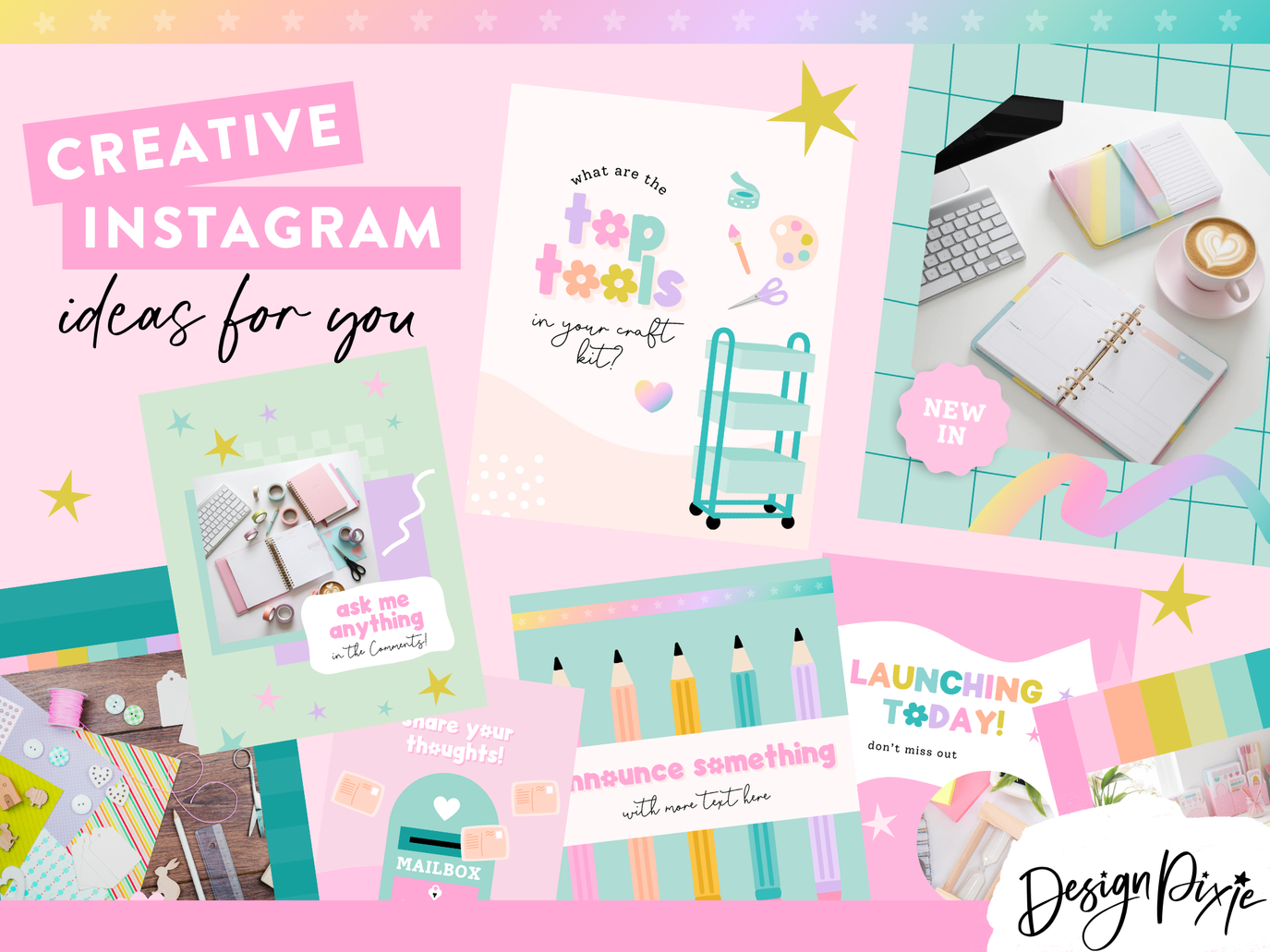 Craft Instagram Templates - Posts And Stories – Design Pixie