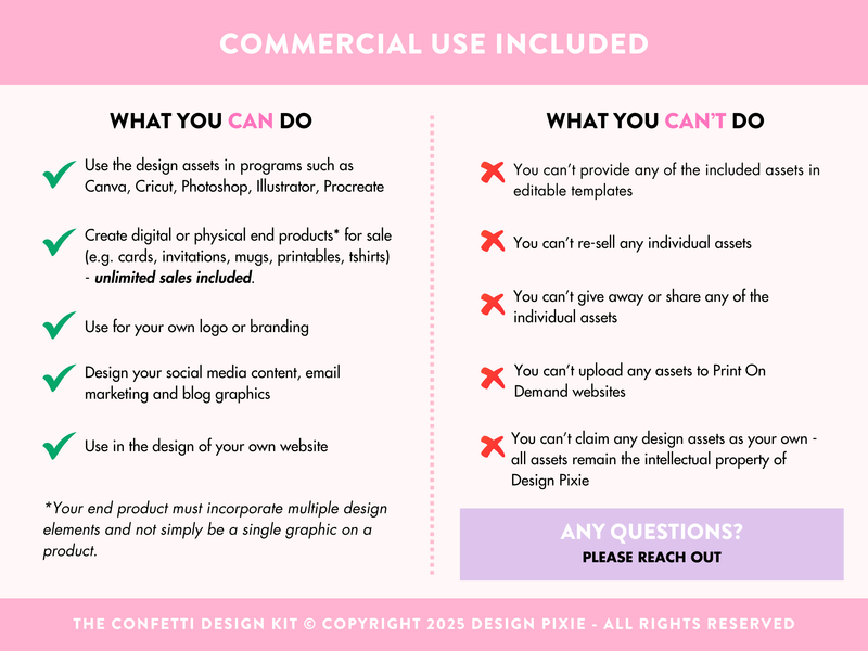 Confetti Design Kit – Design Pixie