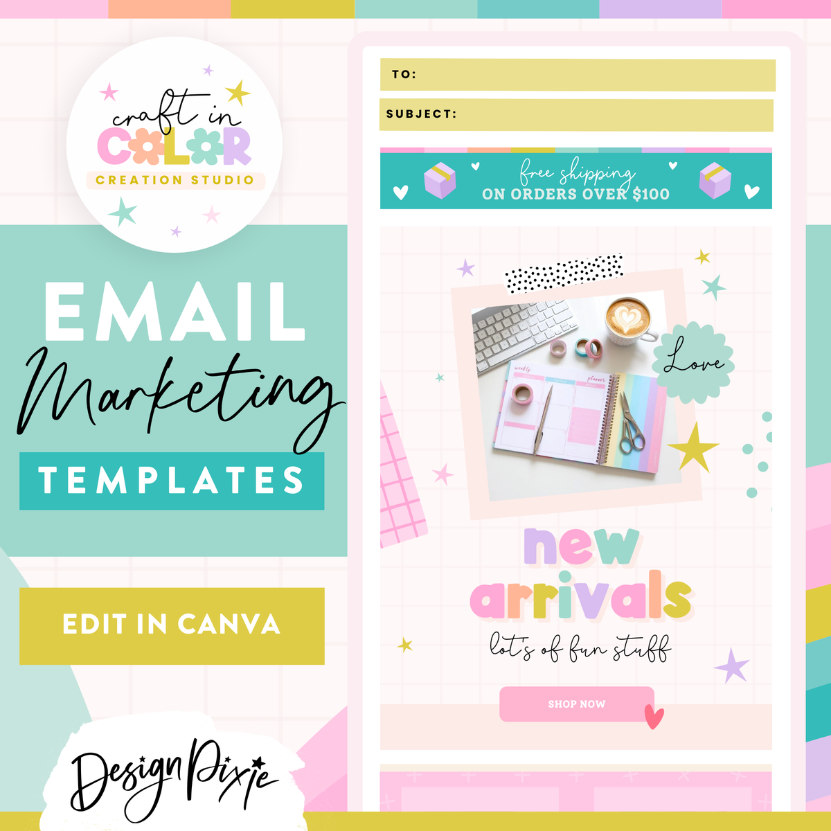 Craft Email Marketing Templates – Design Pixie