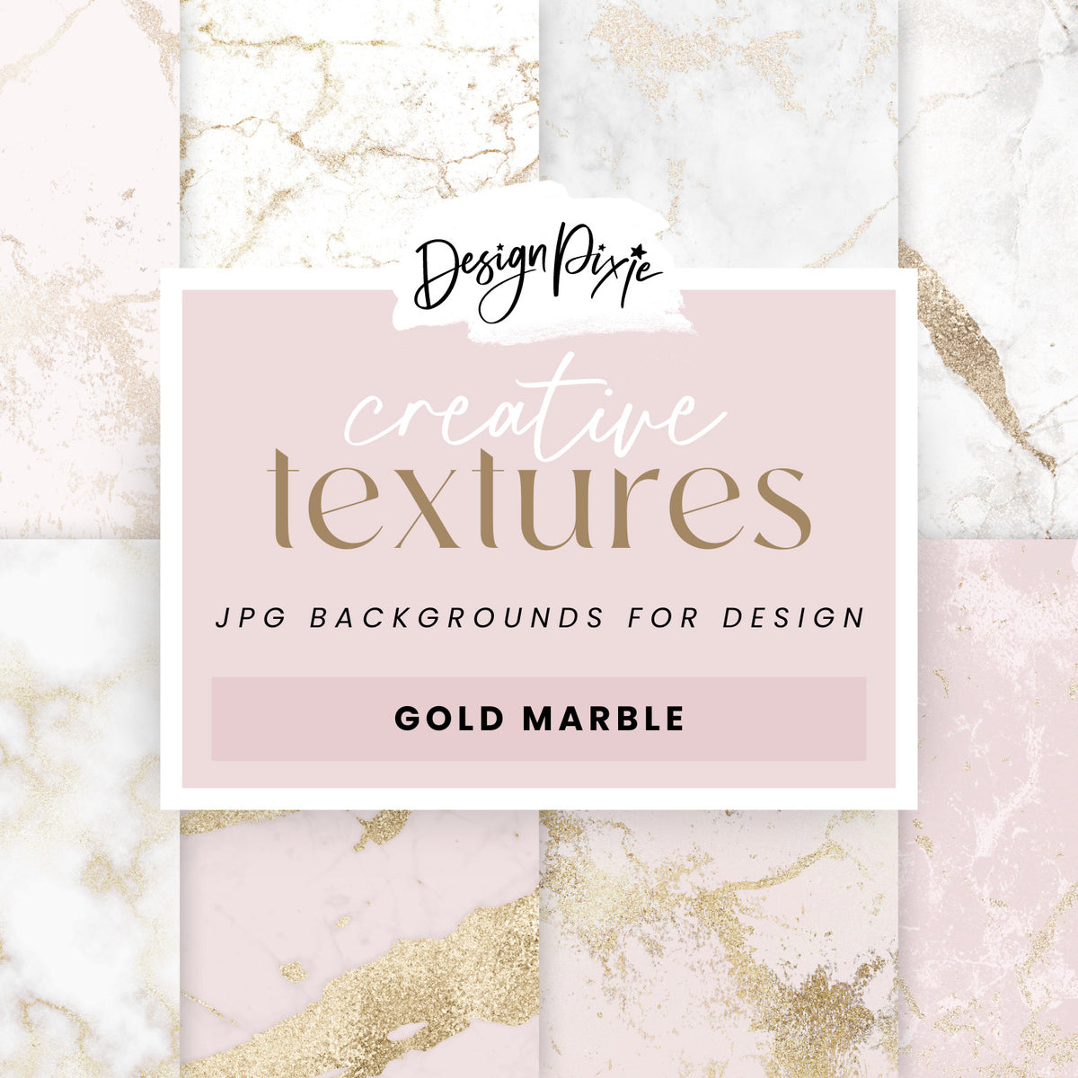 Gold Marble Digital Backgrounds – Design Pixie