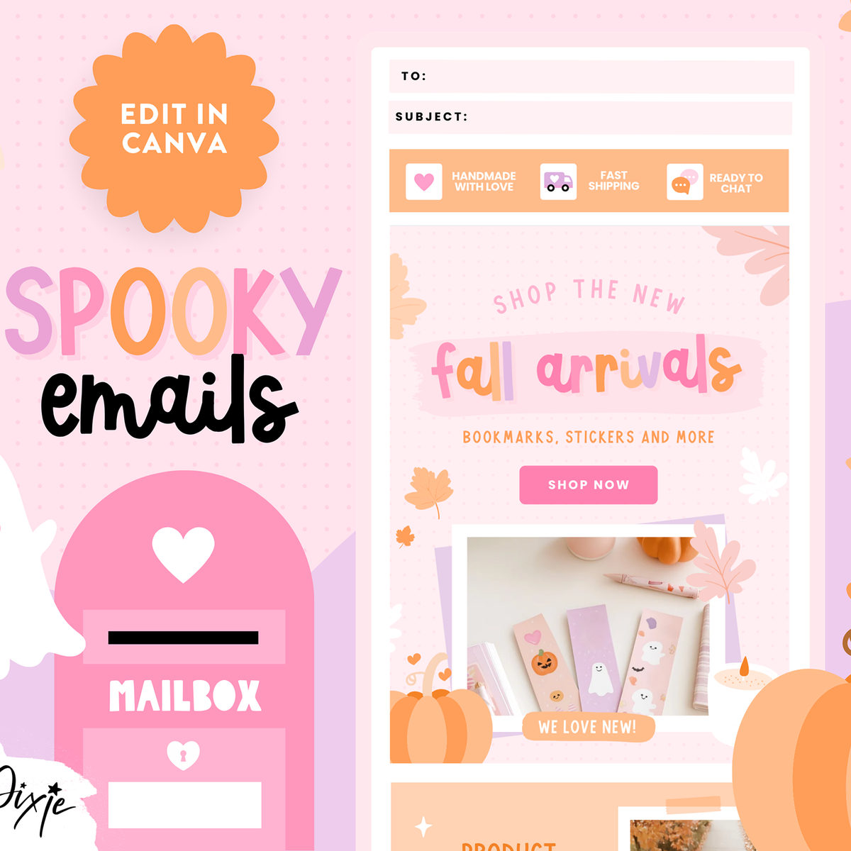 Cute Fall Email Marketing Templates – Design Pixie