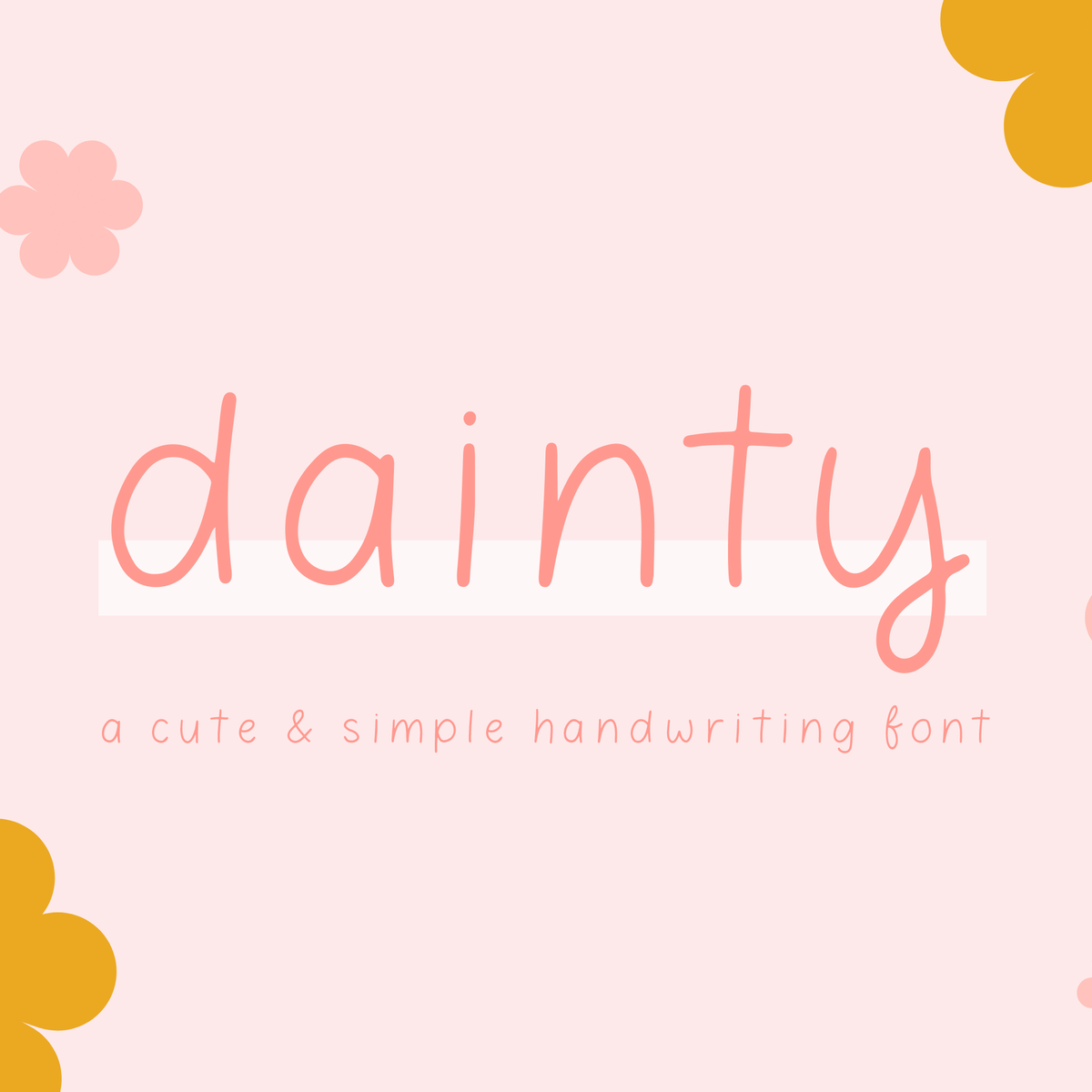 Dainty Font – Design Pixie