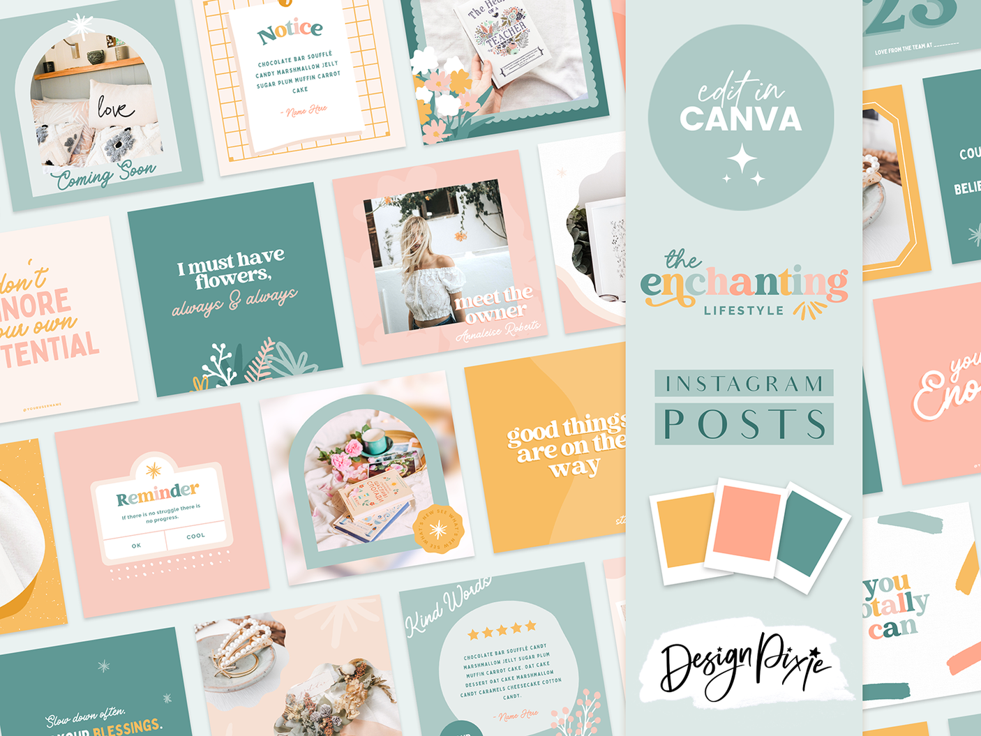 Enchanting Instagram Post Templates – Design Pixie