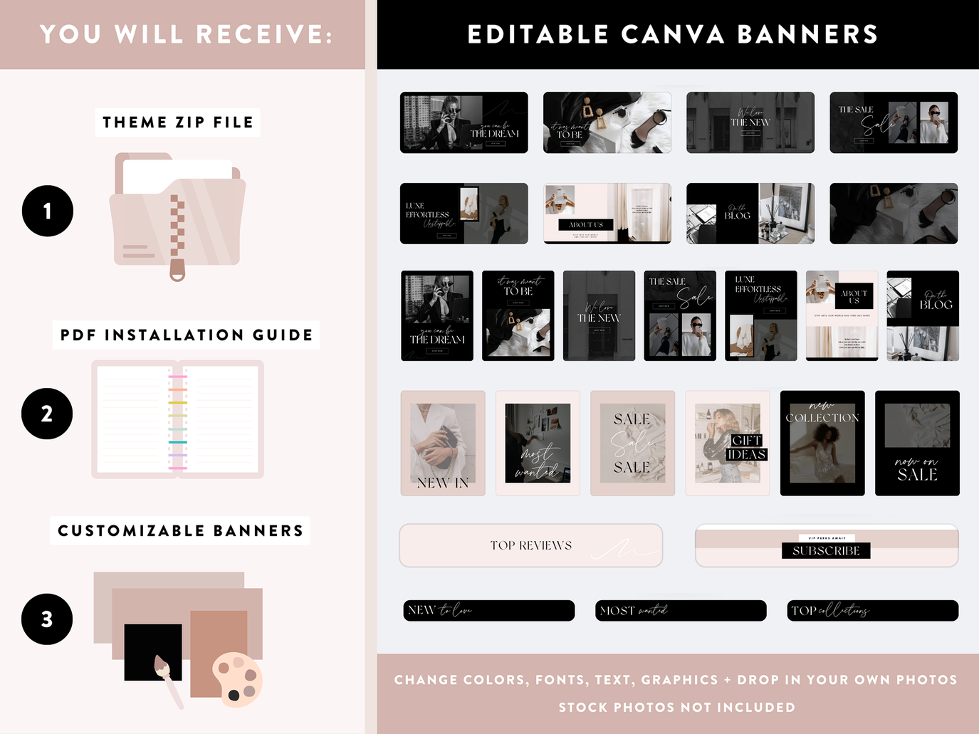 Aesthetic Black Shopify Theme – Design Pixie