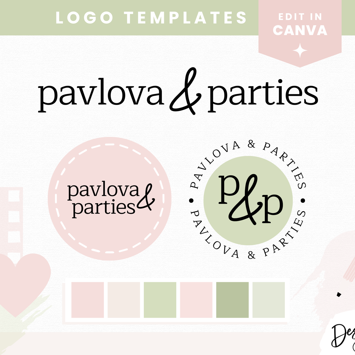 Pavlova Logo Template – Design Pixie