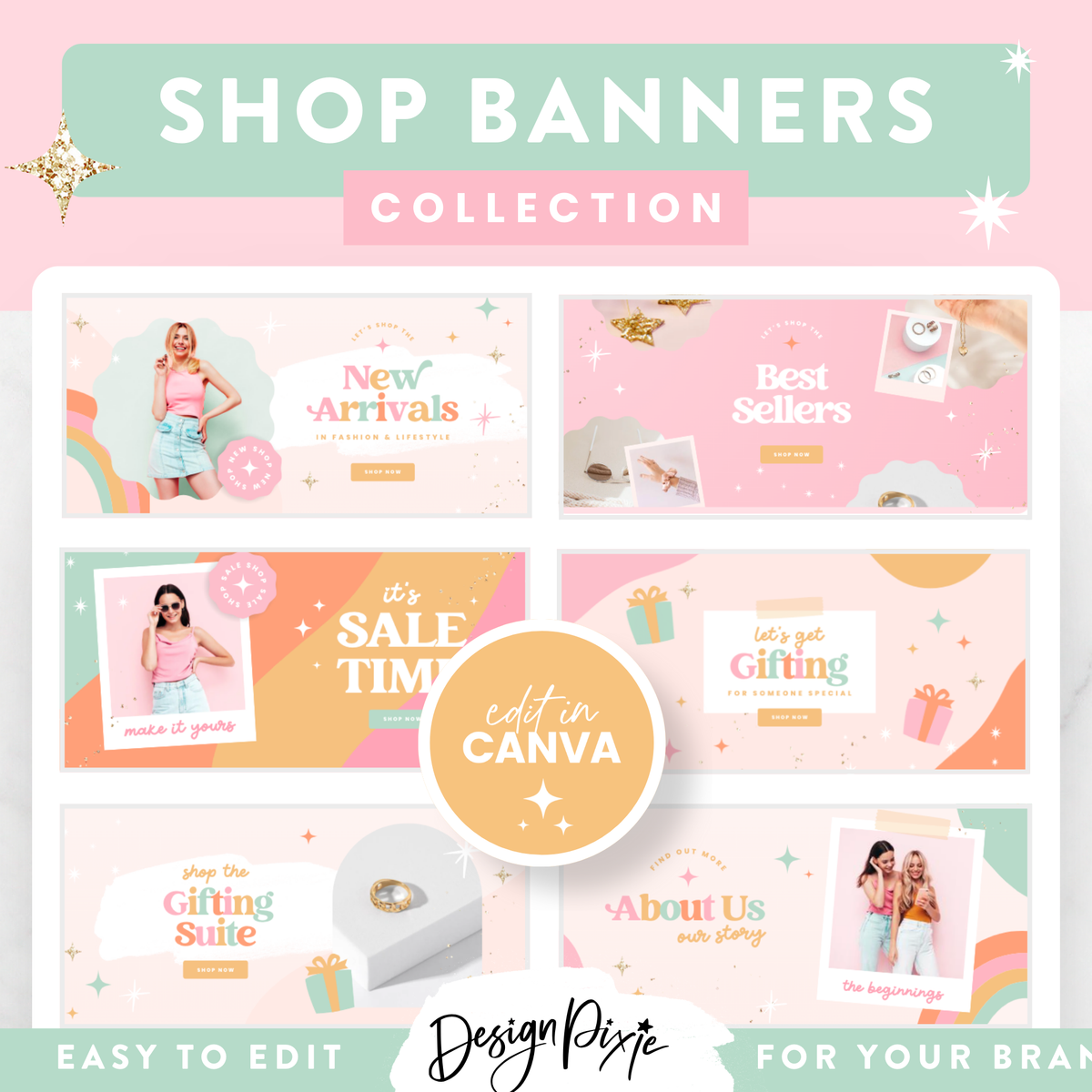 Magical Wishes Shopify Banner Templates – Design Pixie
