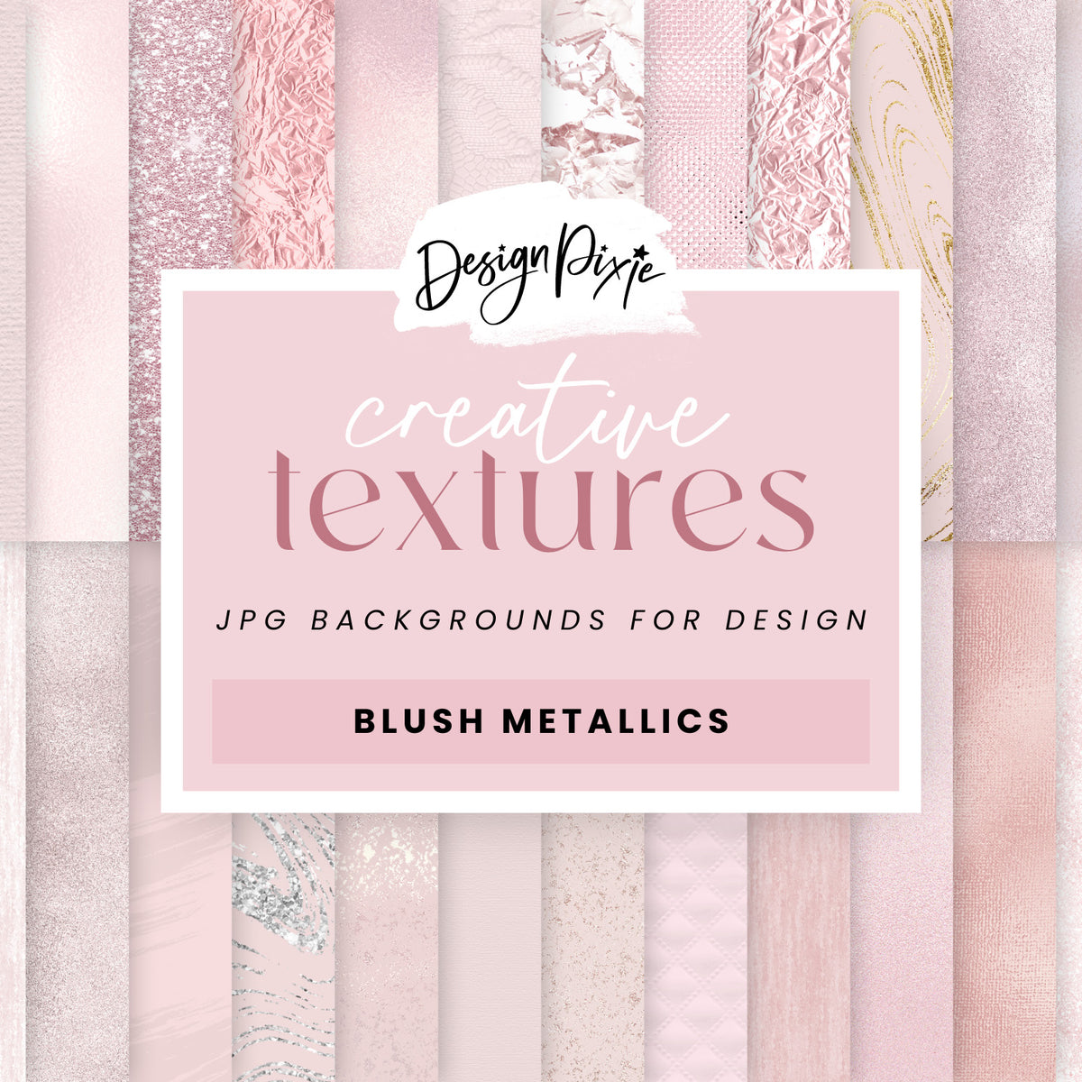 Blush Pink Digital Papers – Design Pixie