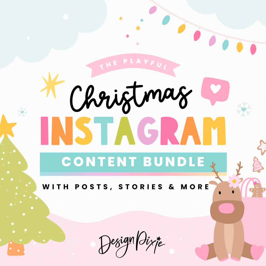 Christmas Templates for Instagram, Shop Banners & Marketing – Design Pixie