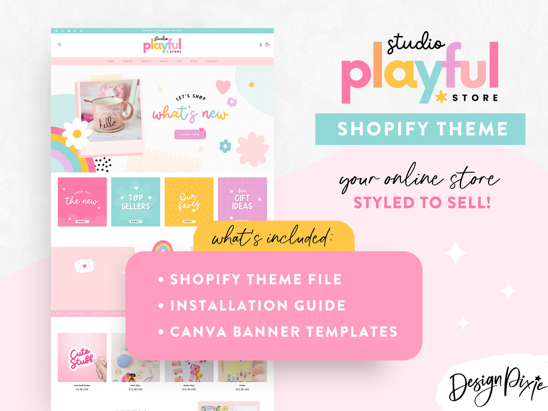 Playful Branding Collection by Design Pixie