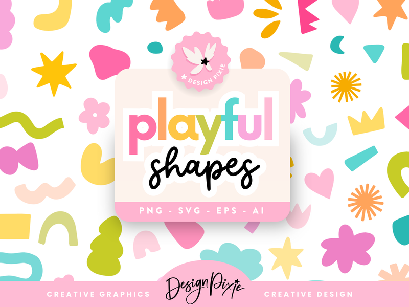 Playful Shapes SVG Elements – Design Pixie