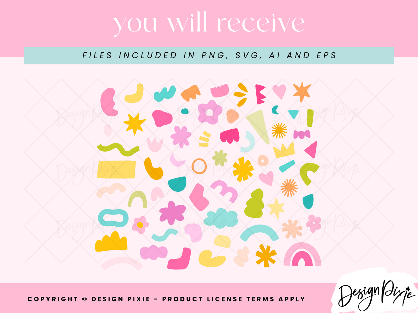 Playful Shapes SVG Elements – Design Pixie Playful Shapes SVG Elements – Design Pixie