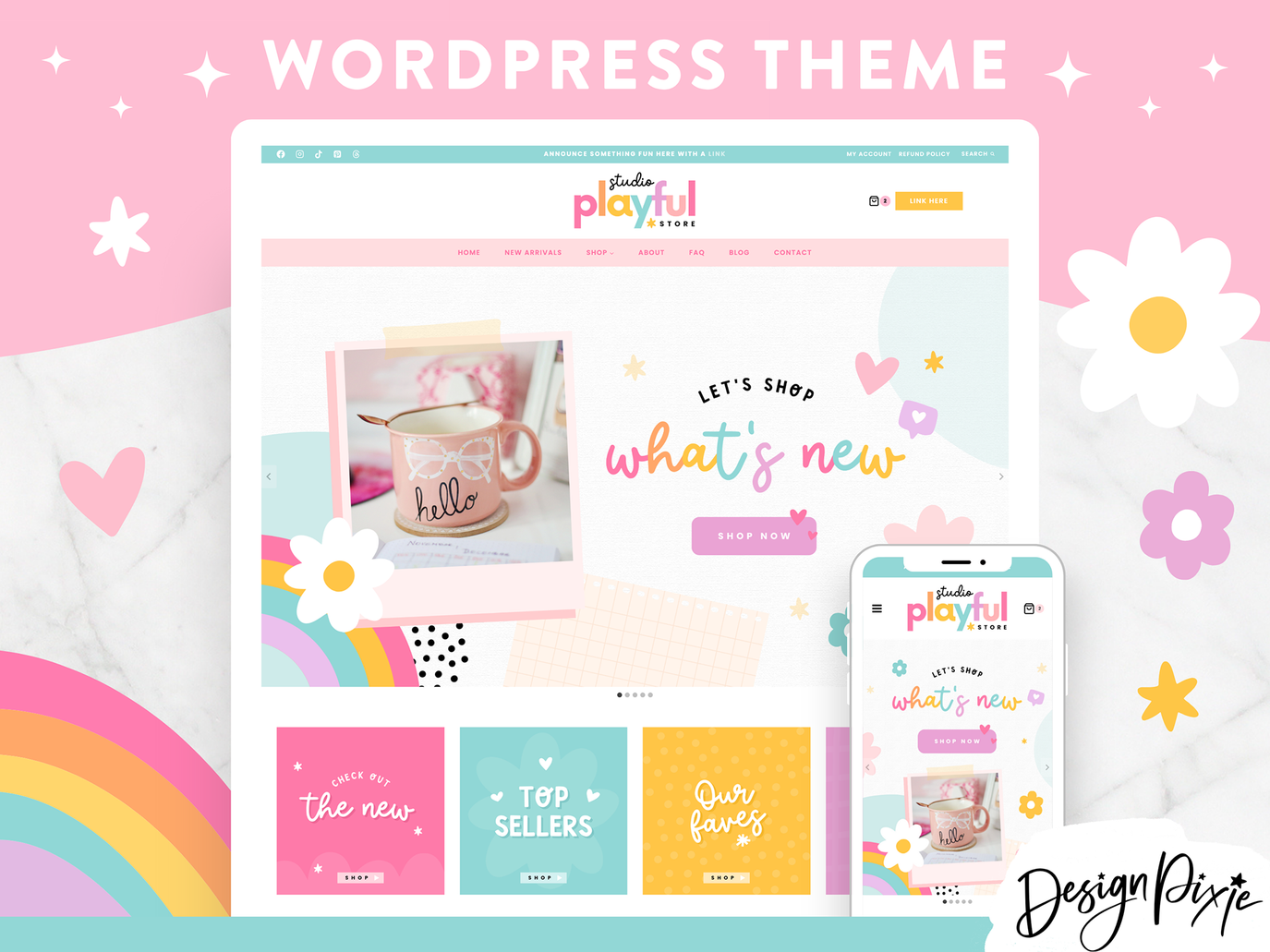Playful Wordpress Theme – Design Pixie