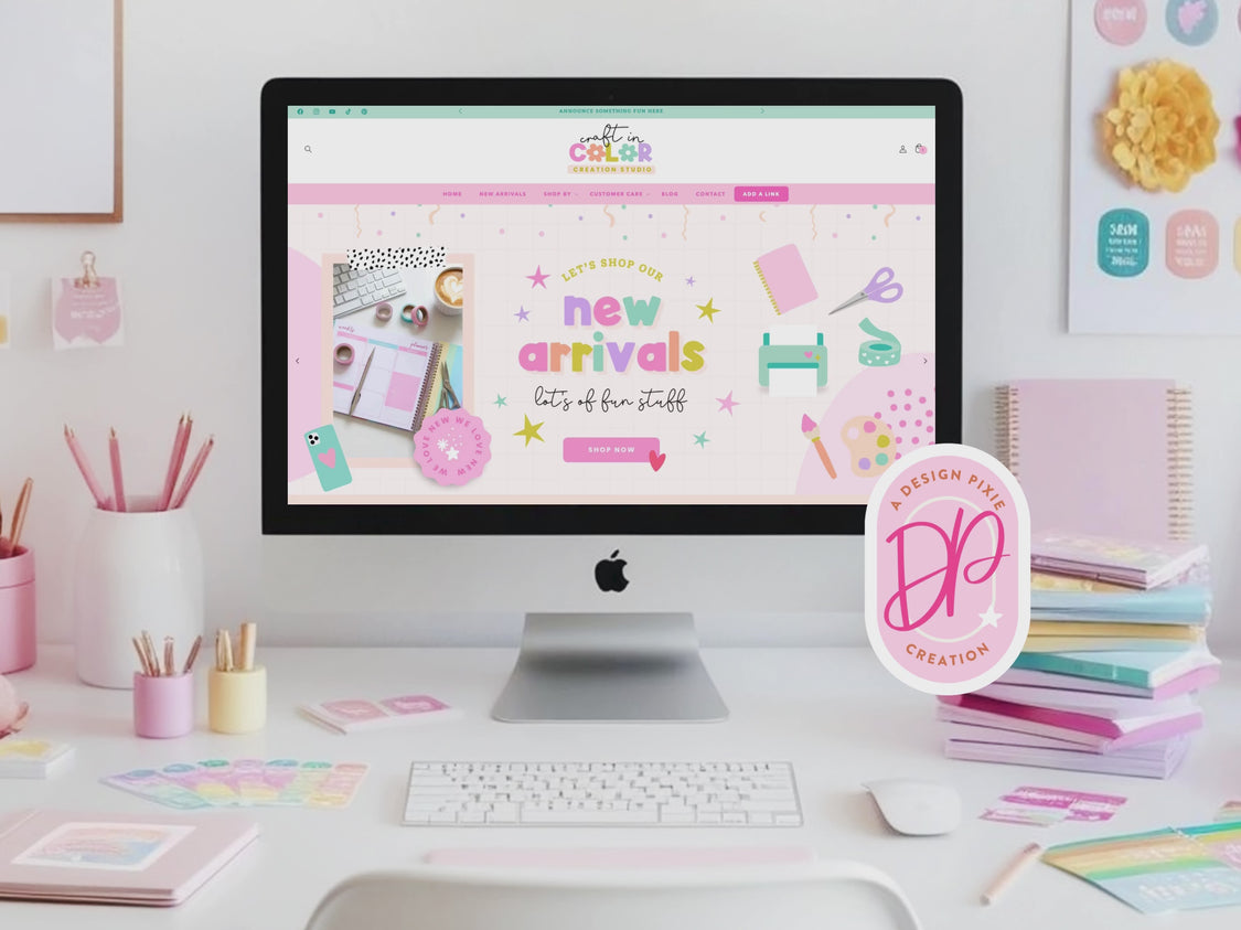 Craft Shopify Theme - Pastel Rainbow Template – Design Pixie