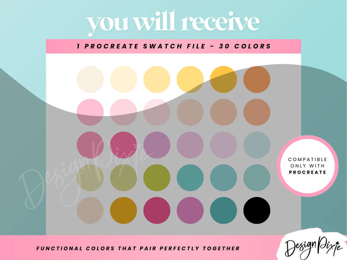 Procreate Color Palettes – Design Pixie