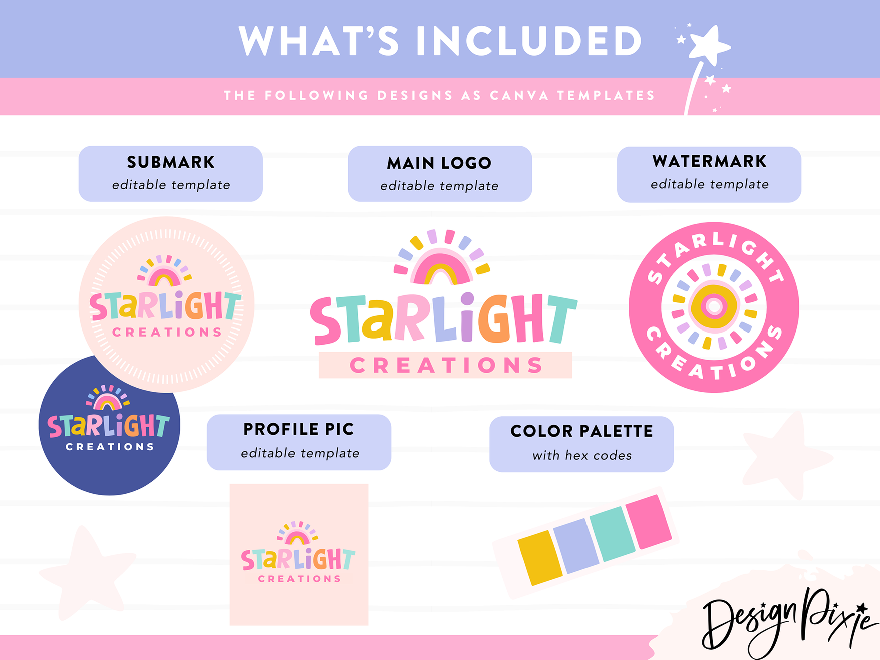 Starlight Logo Design Template – Design Pixie