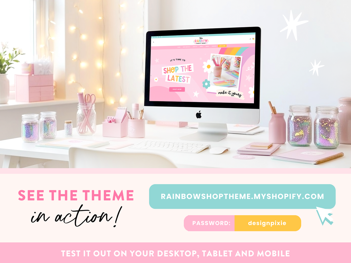 Rainbow Craft Shopify Theme – Design Pixie