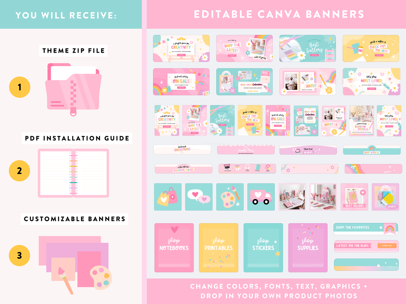 Rainbow Craft Shopify Theme – Design Pixie