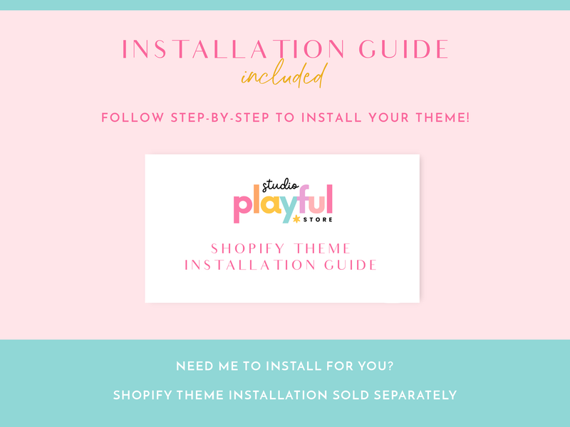 Playful Rainbow Shopify Theme – Design Pixie