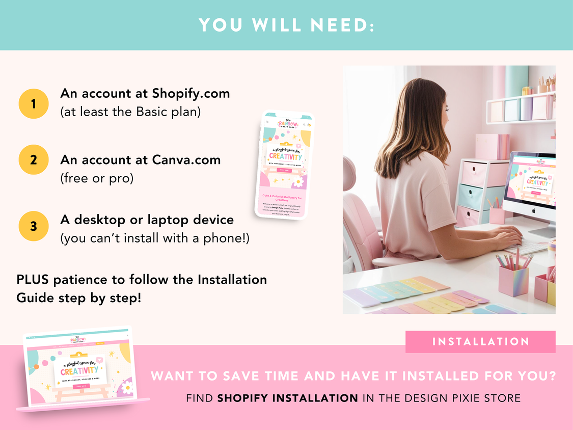 Rainbow Craft Shopify Theme – Design Pixie