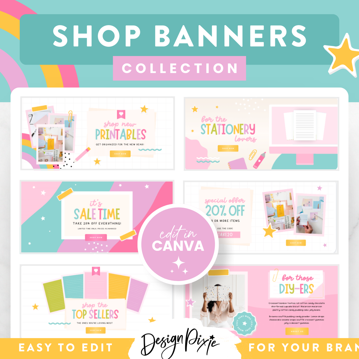 Digital Avenue Shopify Banner Templates – Design Pixie