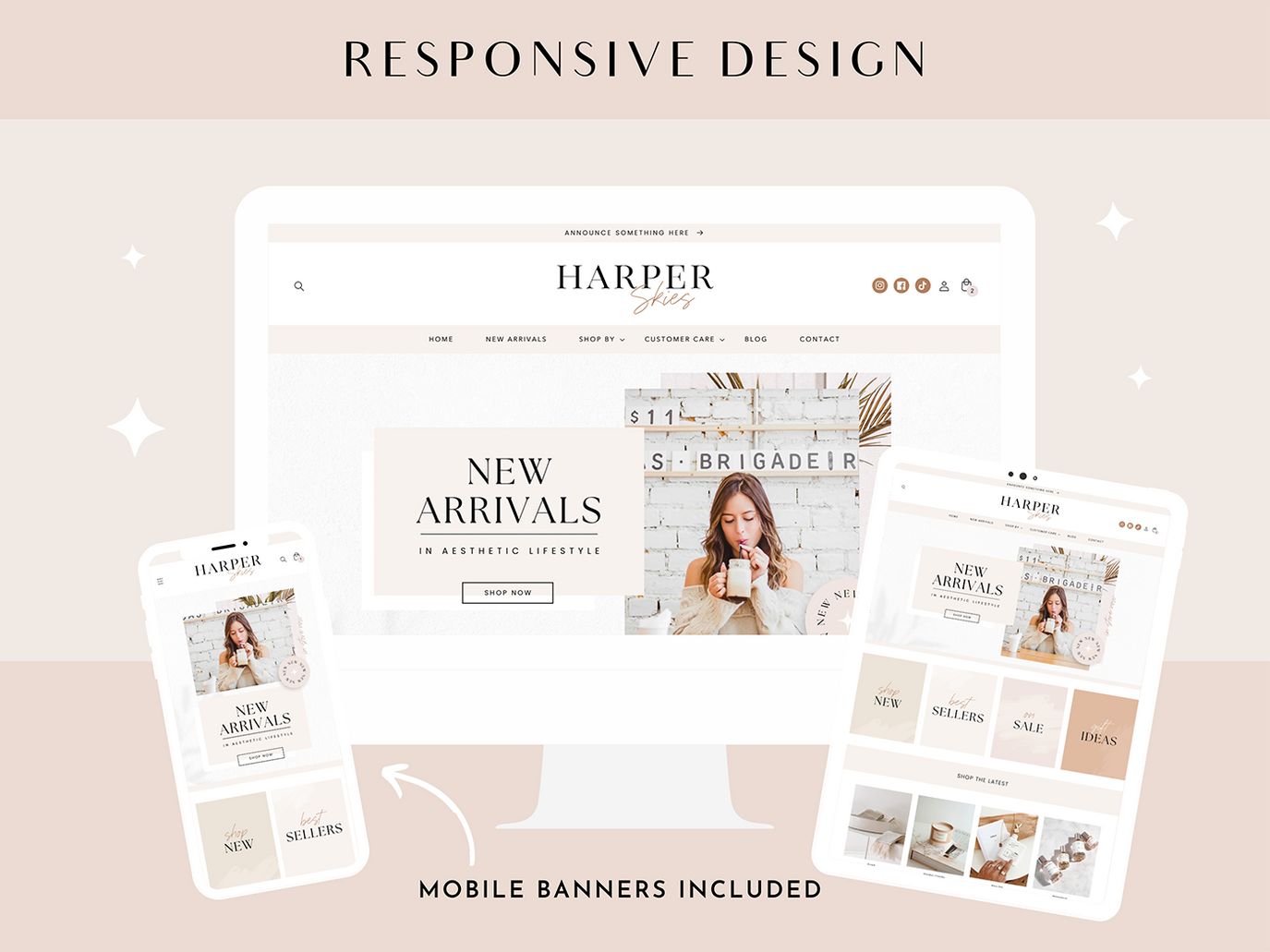 Harper Skies Shopify Theme – Design Pixie