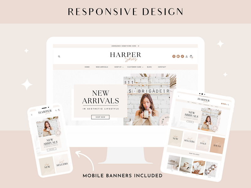 Harper Skies Shopify Theme – Design Pixie