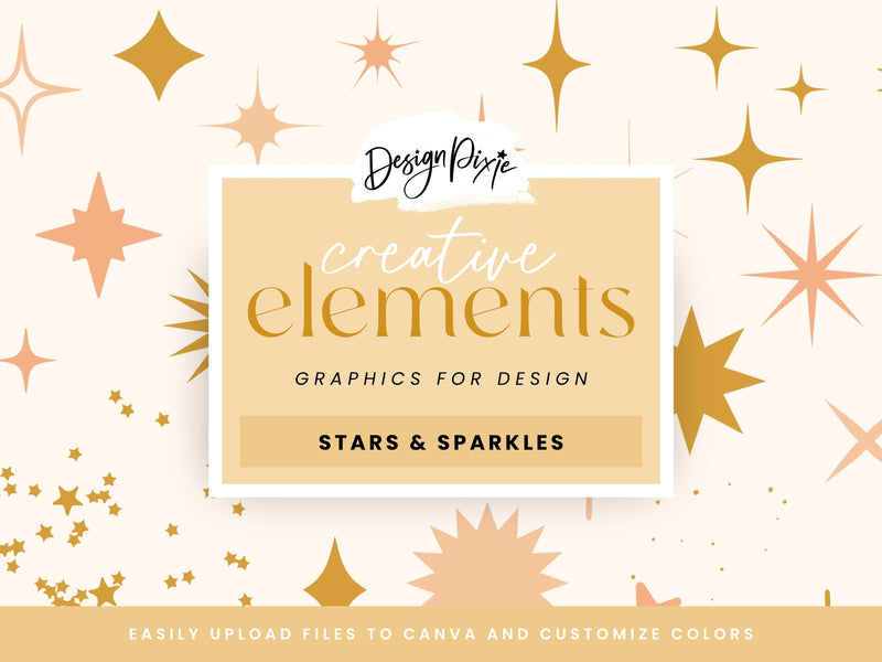 Stars And Sparkles SVG Elements for Canva – Design Pixie