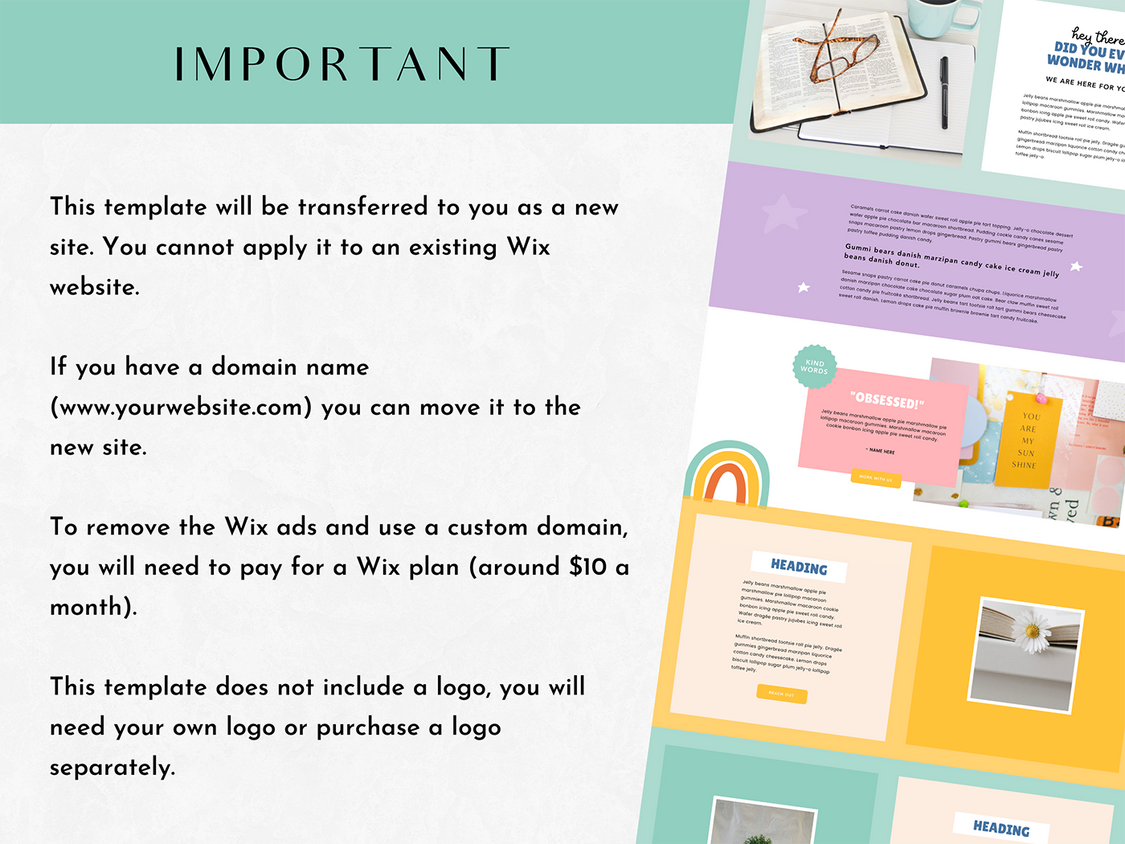 Teacher Website Template for Wix – Design Pixie