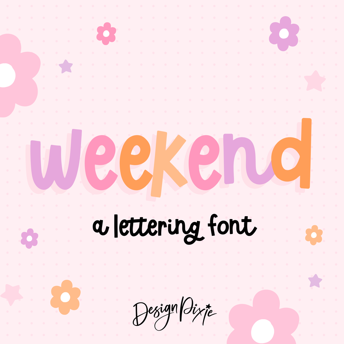 Weekend Font by Design Pixie